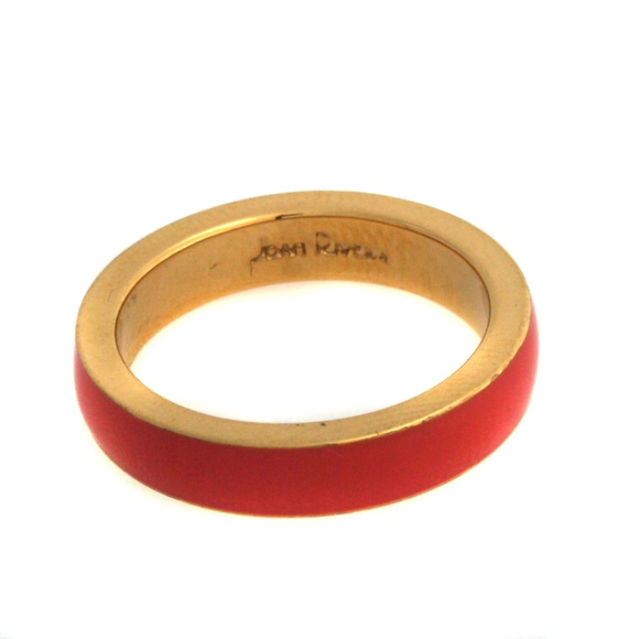 Joan Rivers | Jewelry | Joan Rivers Goldtone Simulated Coral Enamel ...